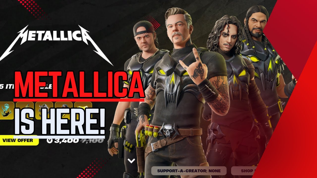 *Metallica Skins* Today's Amazing FORTNITE Item Shop Revealed! [6/13 ...