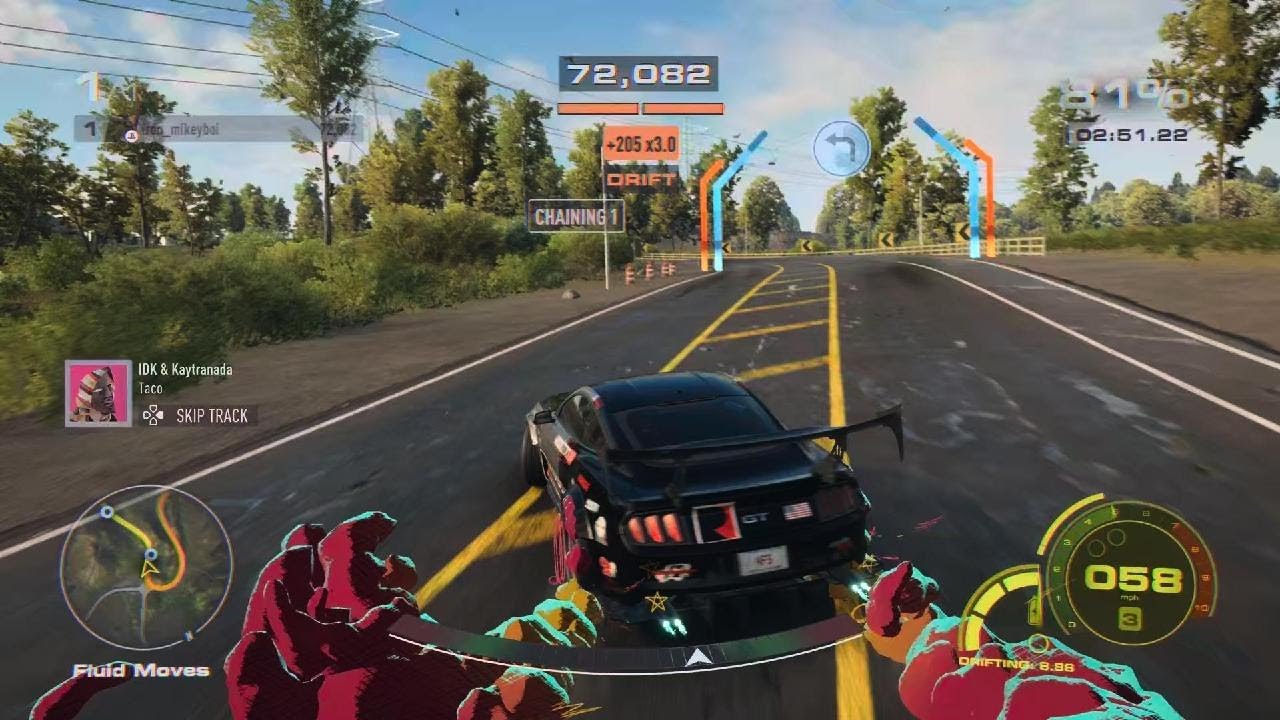 Drifting in NFS unbound - YouTube