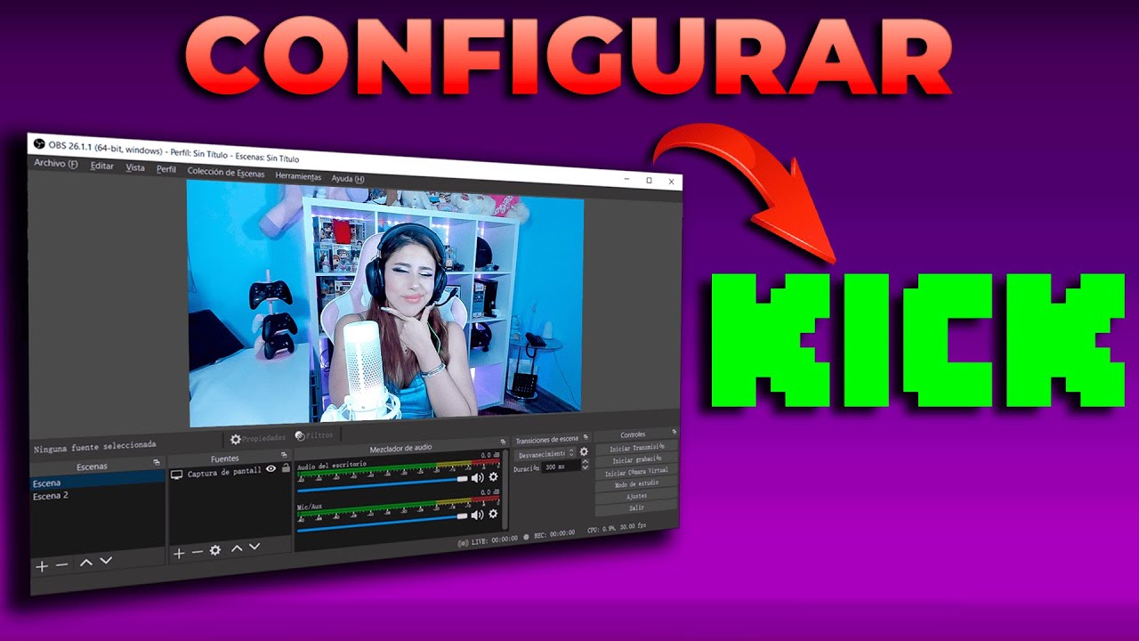 🔴COMO CONFIGURAR OBS PARA KICK - YouTube