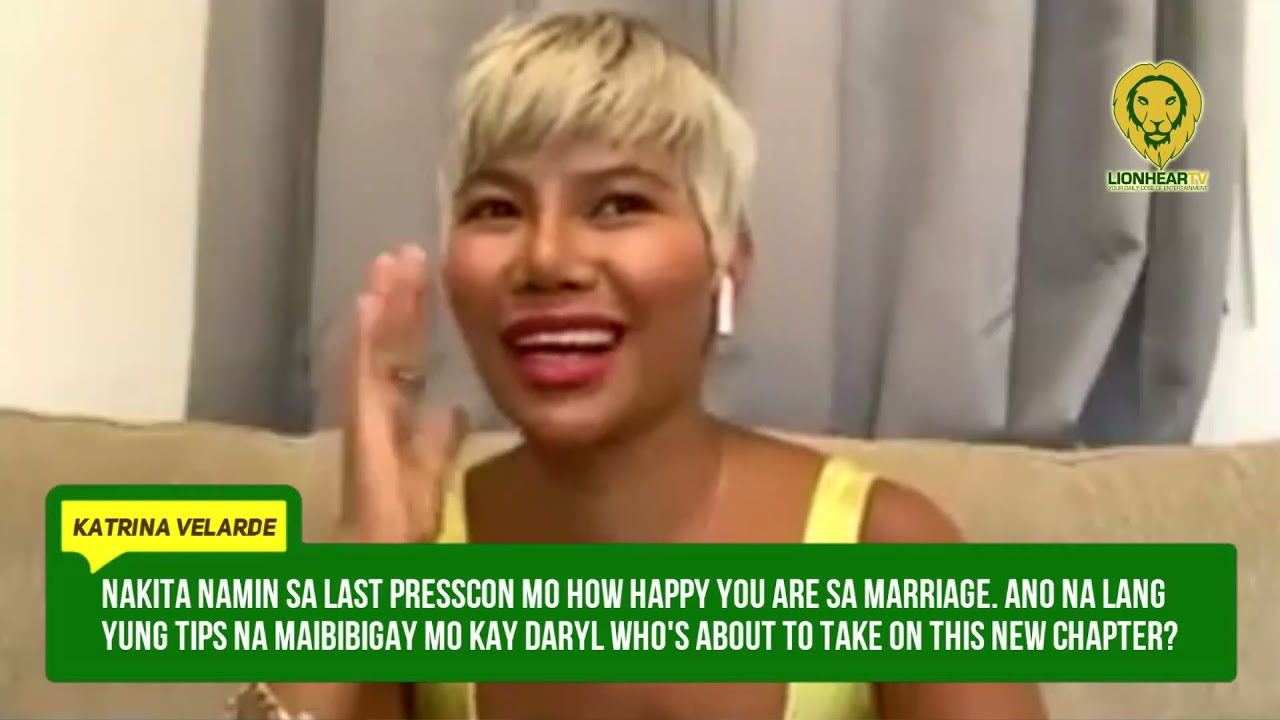 Katrina Velarde shares her married life; living with another musician ...