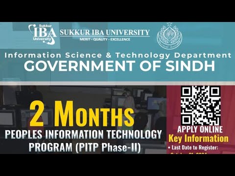 Free Certification Phase-II at Sukkur IBA University || Sindh Government's Project || Register Now