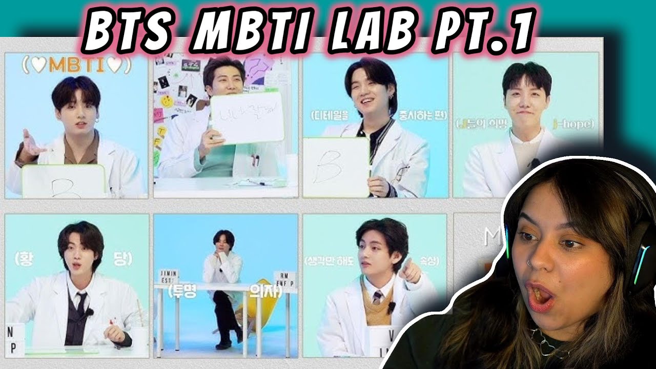 REACTING to BTS (방탄소년단) MBTI Lab pt.1 - YouTube
