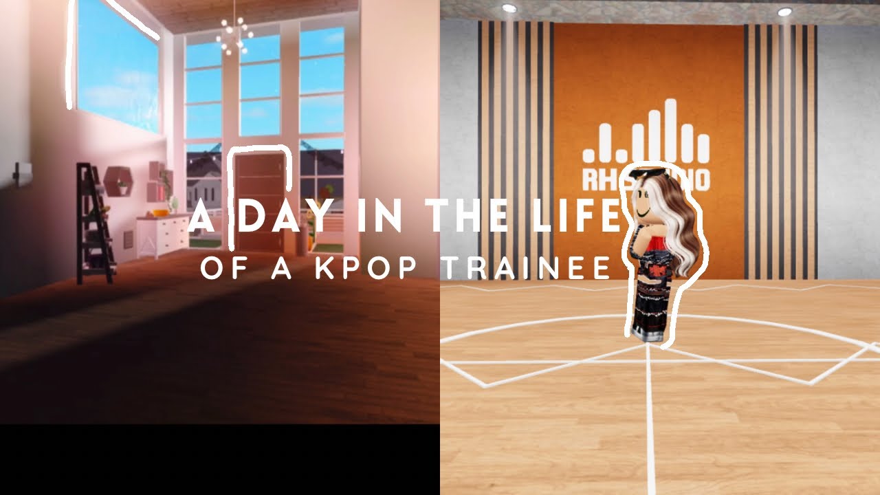 Day in the Life as a Kpop Trainee🤍 || Roblox RP - YouTube