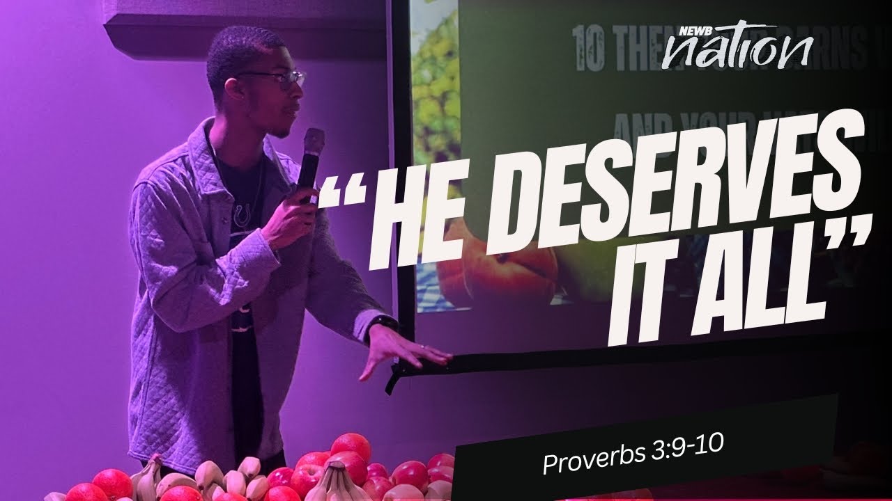 Pastor Tyrone Frazier III // He Deserves It All // NewB Nation - YouTube