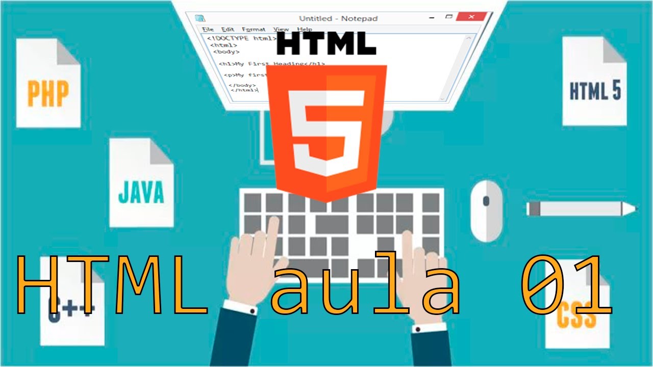 Programação de sites aula 01 HTML - YouTube