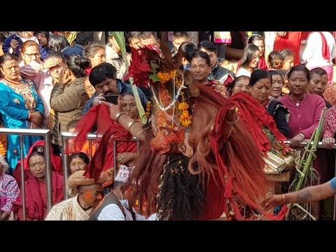 Thecho Jatra / NawaDurga Jatra / 2080/09/12 - YouTube