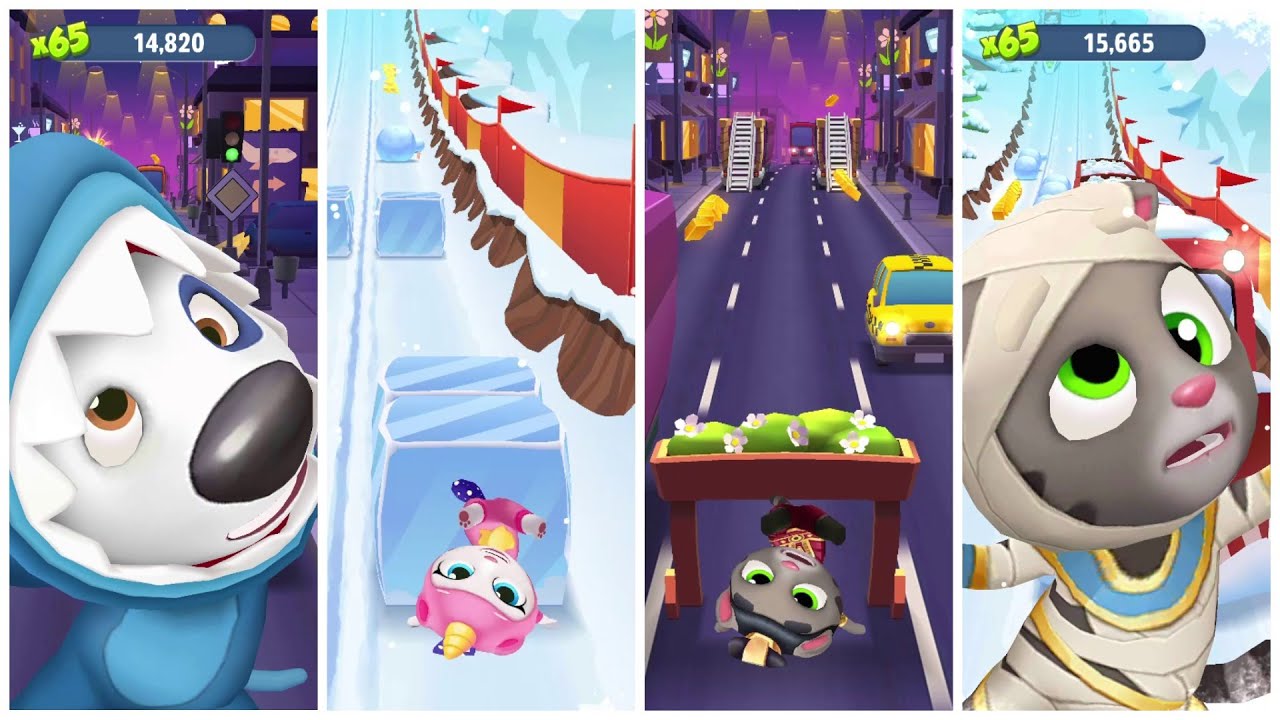 Talking Tom Gold Run - All Best Funny Fails - YouTube