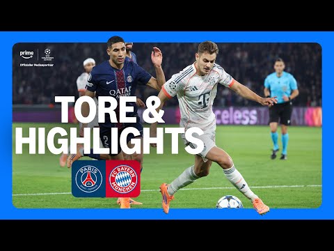 UEFA Champions League Ligaphase Paris Saint-Germain vs FC Bayern München | Highlights und Tore