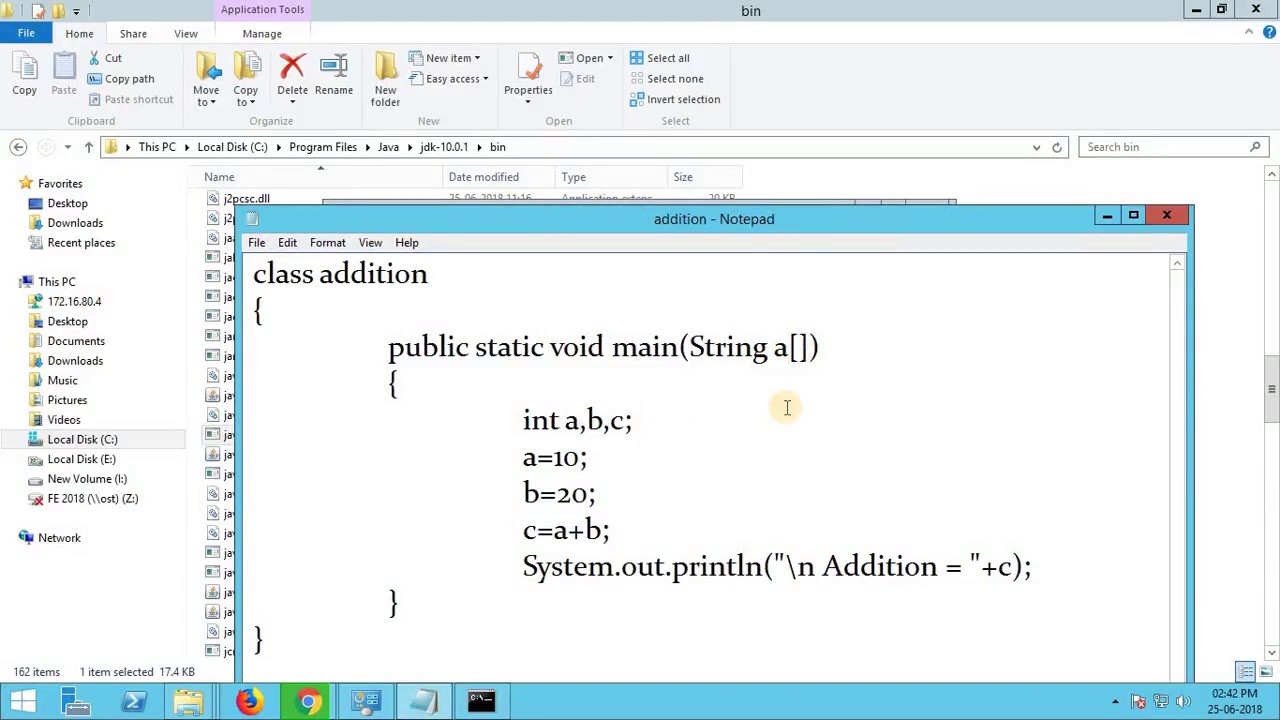 Java Program Addition of Two Numbers - YouTube