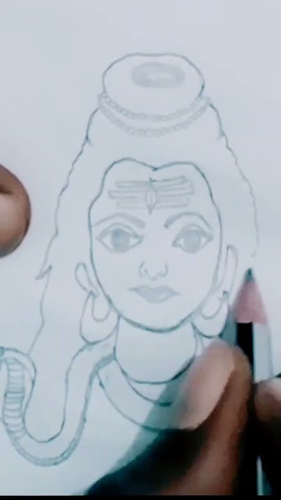 shiv ji pencil drawing || How to draw shiv ji || easy pencil drawing ...