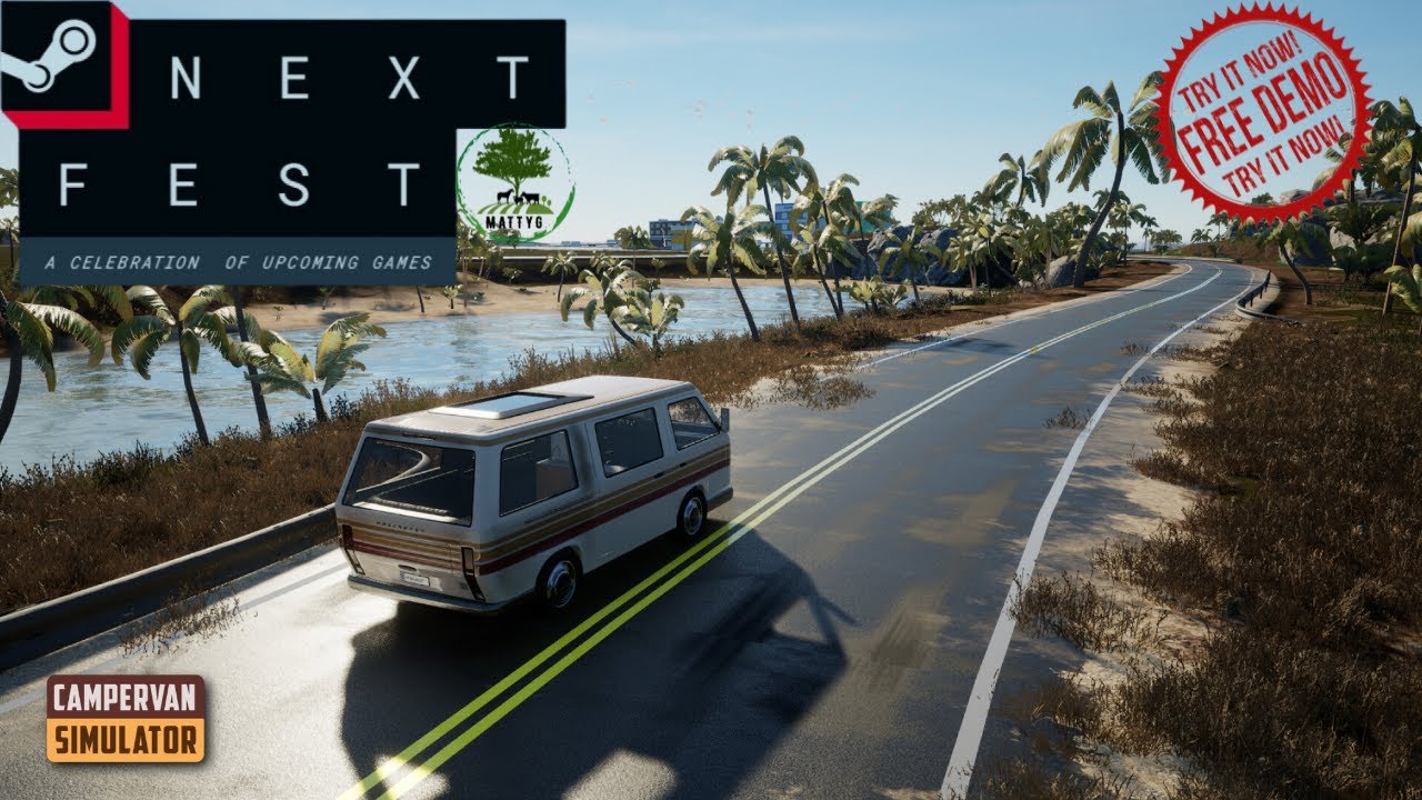 Camper Van Simulator Steam Next Fest Demo - YouTube