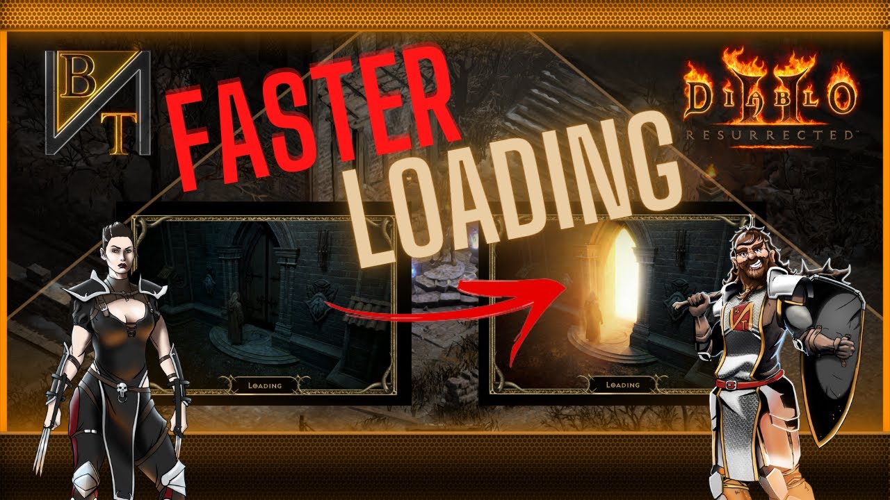 How To Decrease Load Times In Diablo 2 Resurrected - YouTube