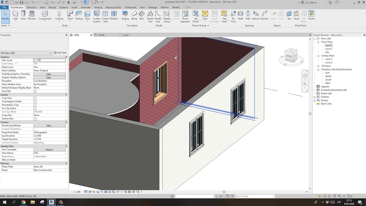 5_REVIT_FALSO TECHO - YouTube