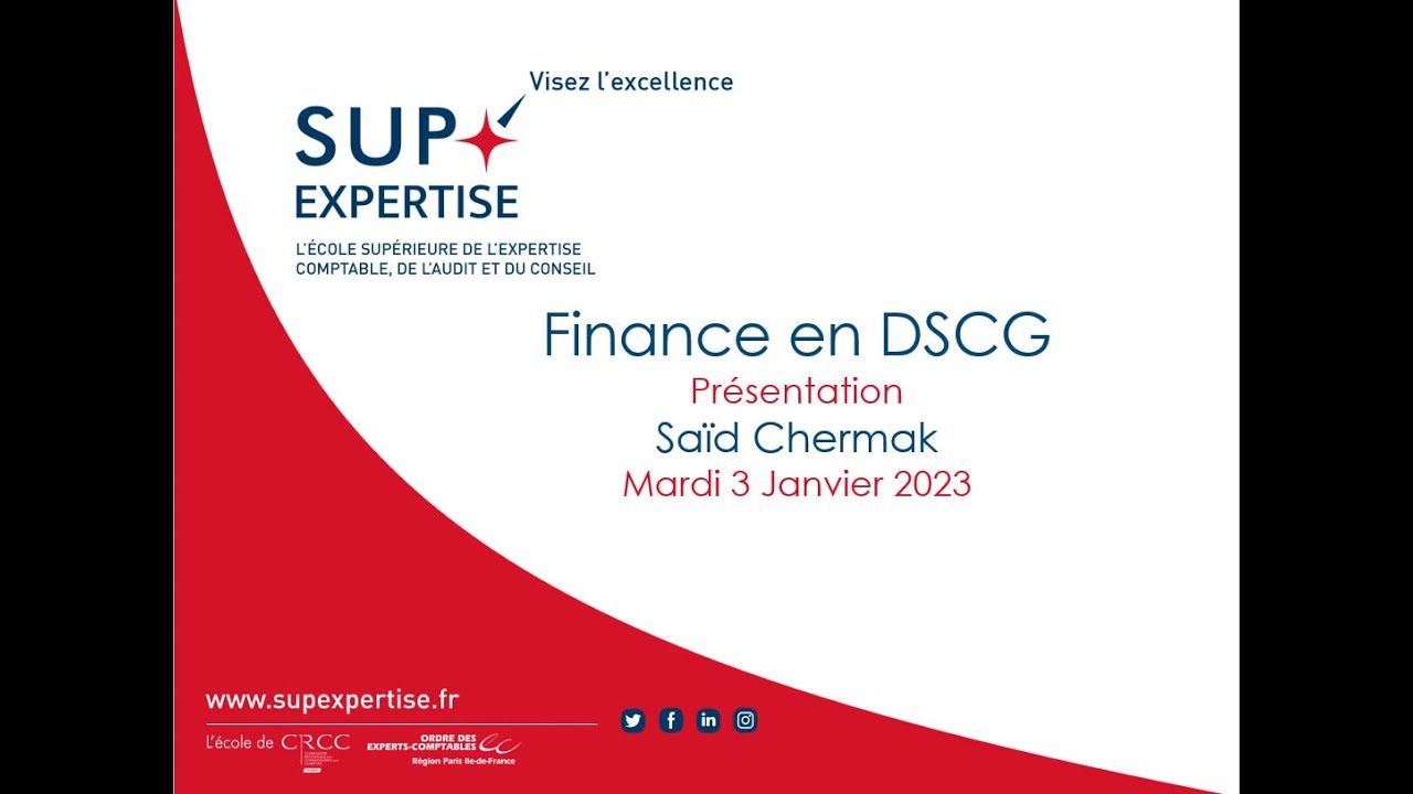 PRÉPAREZ LE DSCG AVEC SUP'EXPERTISE - YouTube