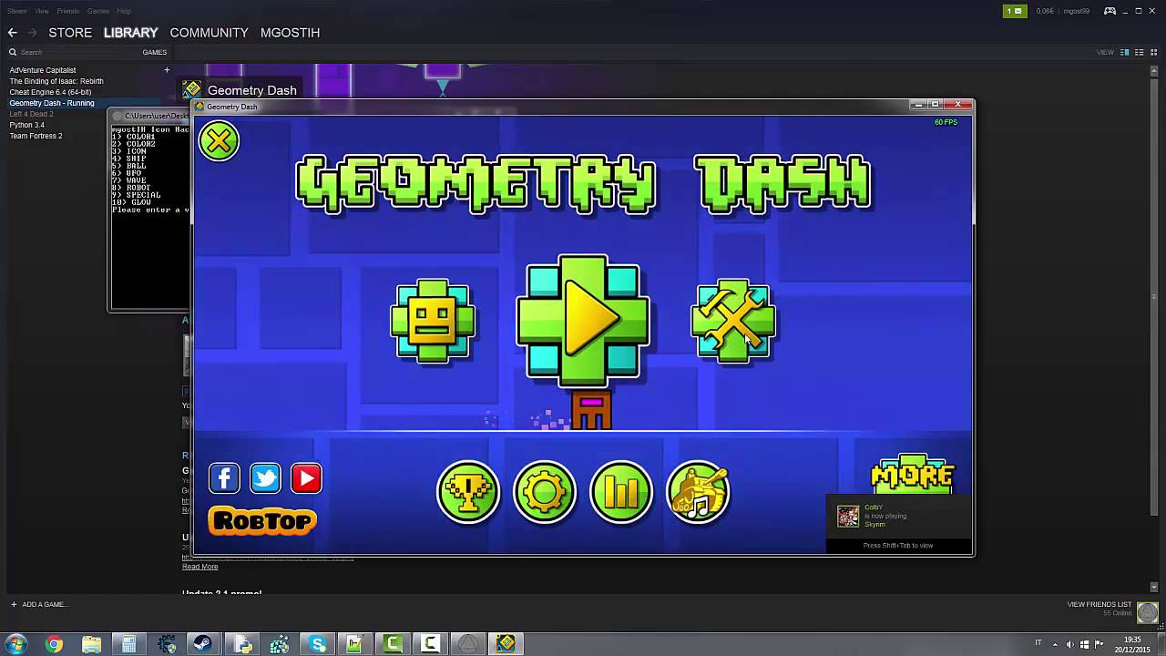 Geometry Dash [2.02] - Icon changer hack! Windows only! Made by MgostIH ...