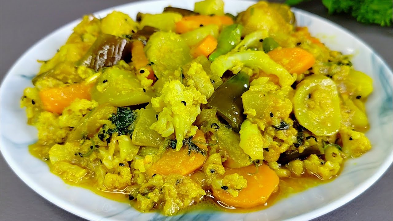 অসাধারণ স্বাদে সবজি রান্নার রেসিপি | Sabji recipe | Mix veg sabji ...