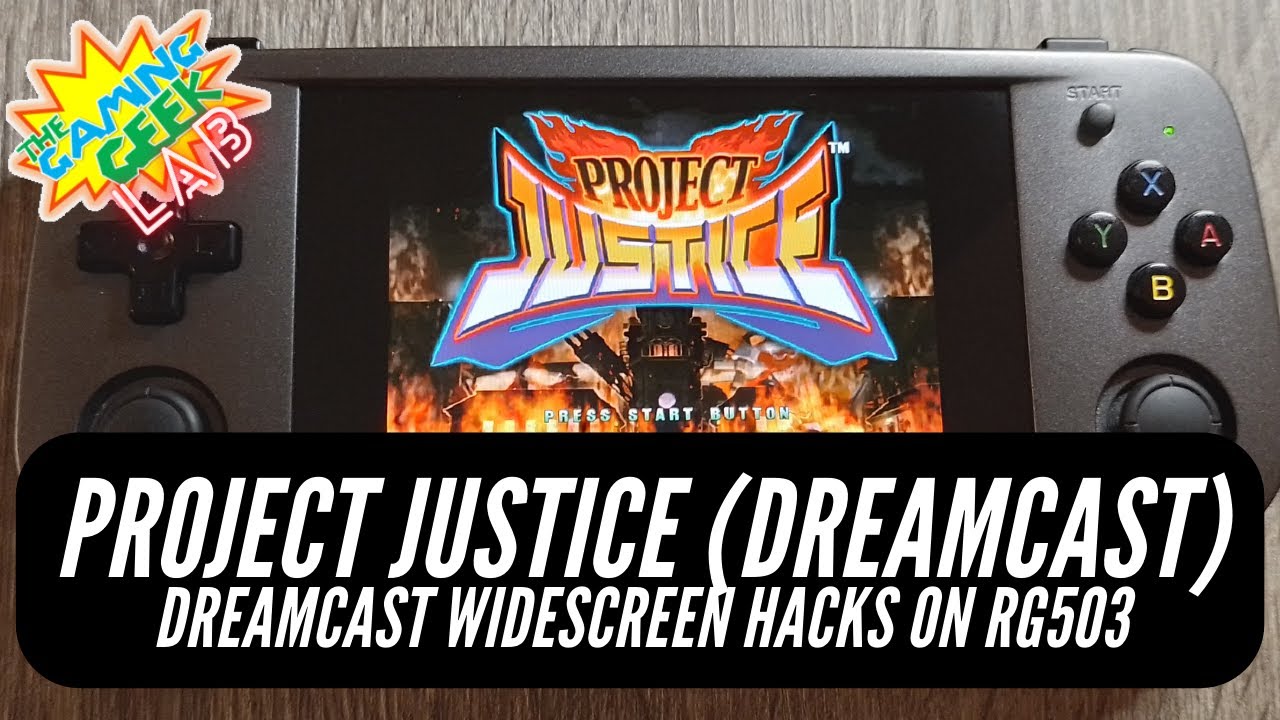 Anbernic RG503 Dreamcast Performance Test - Project Justice - YouTube