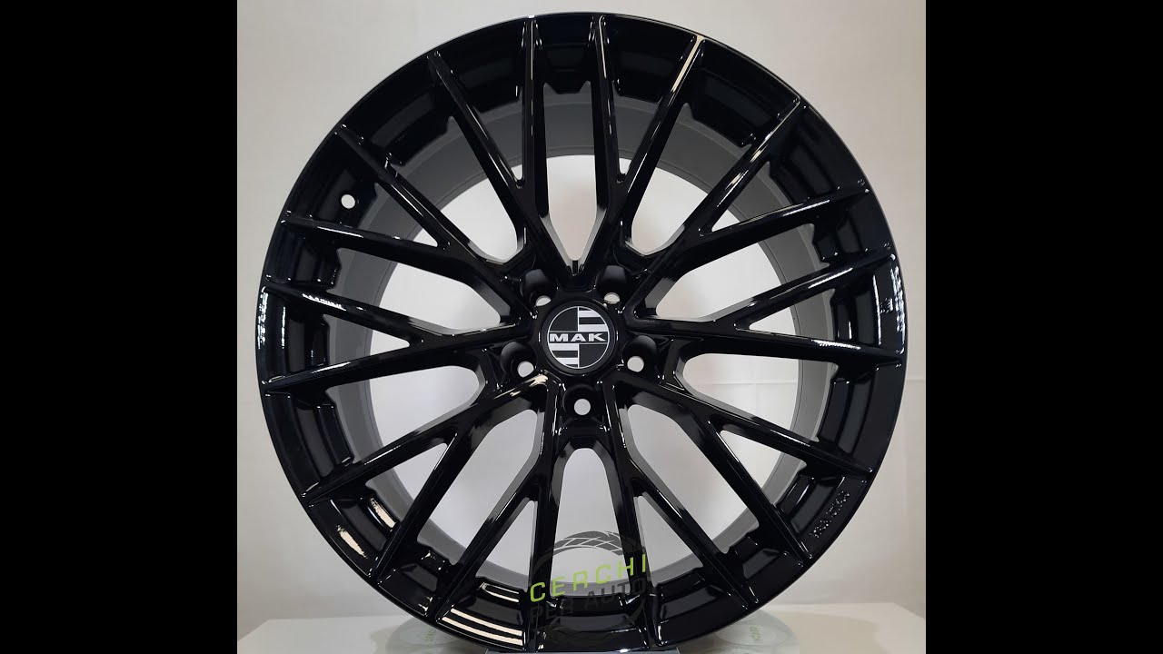 CERCHI IN LEGA MAK SPECIALE GLOSS BLACK - YouTube