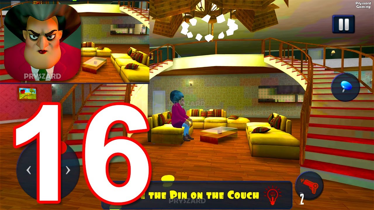 Scary Teacher 3D - Gameplay Walkthrough Part 16 Old Chapter 1,2 (iOS ...