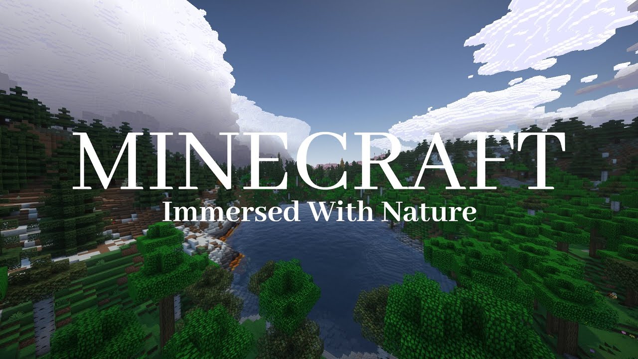 Minecraft Modpack Trailer | IMMERSED WITH NATURE | Beta Release - YouTube