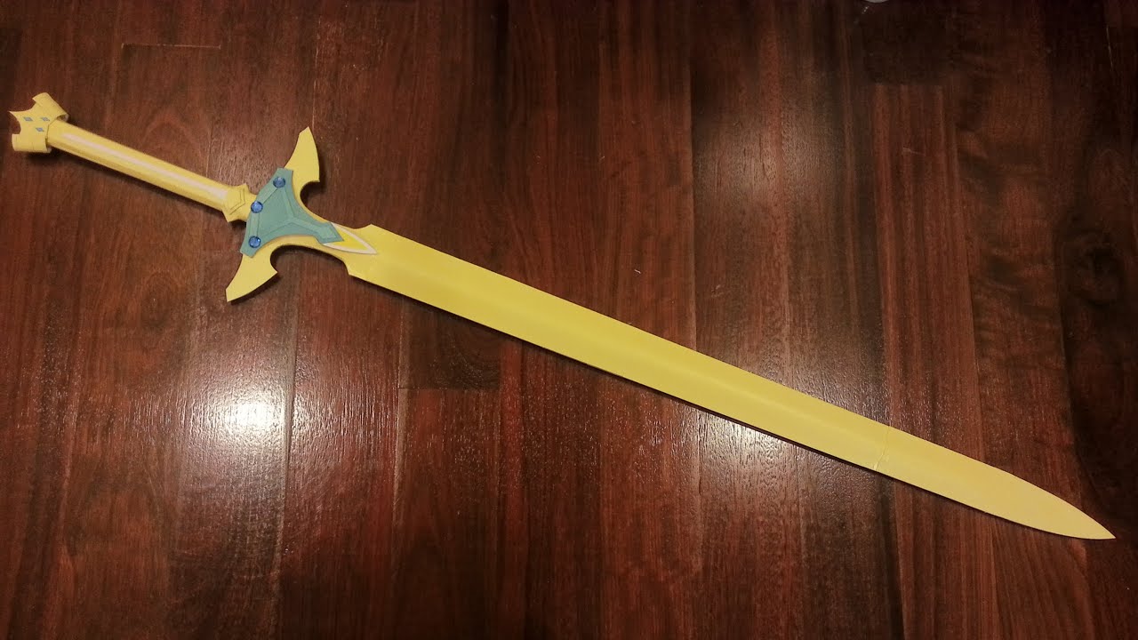 How to Make: SAOII ALO Excaliber - YouTube