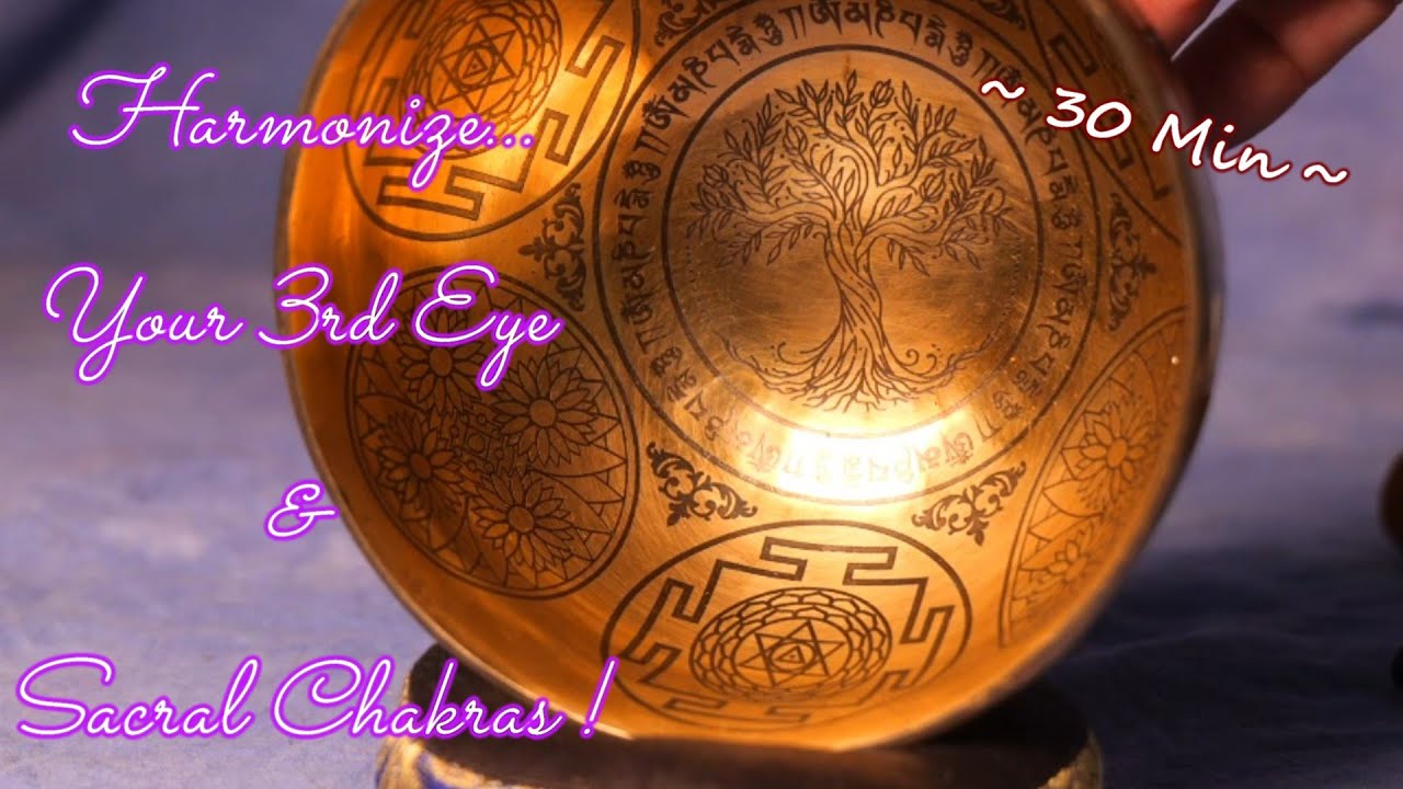TREE OF LIFE MEDITATION ~ HIGHER OCTAVE 3RD EYE/SACRAL~ 30 MIN ~ BOWL # ...