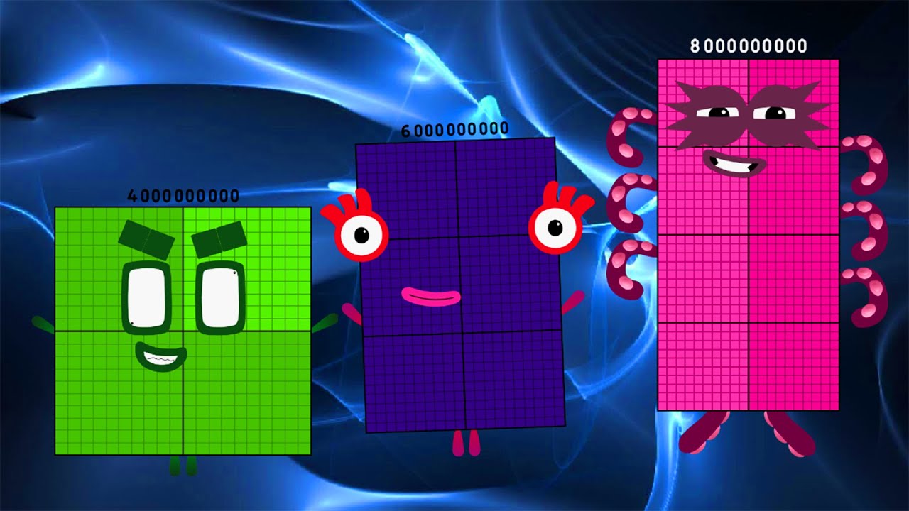 Numberblocks Band Re-Take 100M to 10B - YouTube