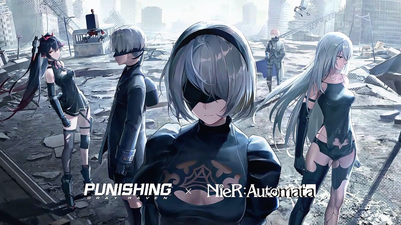 「PGR × NieR: Automata」Untold Naraka Part 1 - Pale Wasteland | Punishing ...