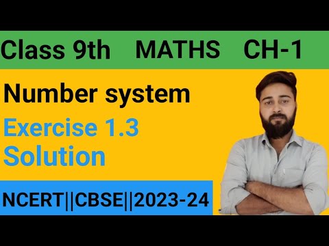 Class 9 Maths, Ex 1.3, Q1 ||part i,ii,iii || Chapter 1 (Number system) || NCERT || CBSE || IMRAN ...