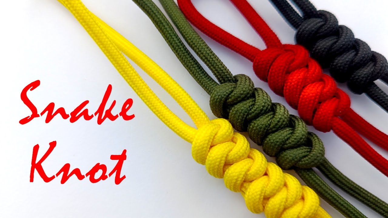 3 Fastest and Easiest Methods to Tie Snake Knots | Tibetan Snake Knot ...