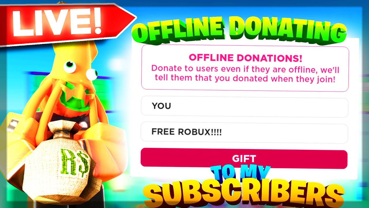 [🔴LIVE ] ROBLOX PLS DONATE! | 💸 DONATIONG 100+ ROBUX!!!💸| 100K+ DONATED ...