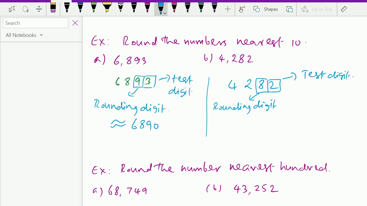 Pre algebra : - ( Rounding whole numbers ; Solving problems ) - 5a ...