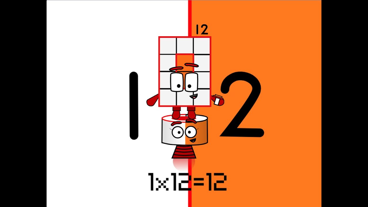 Numberblocks 12 Times Table YouTube Numberblocks 12 Times Table YouTube