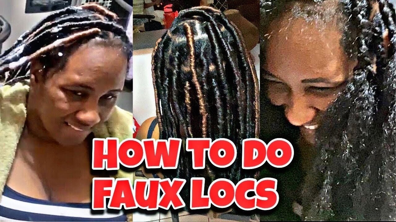 How to do Faux Locs l Locs Hairstyle with Tamara House of Beauty - YouTube