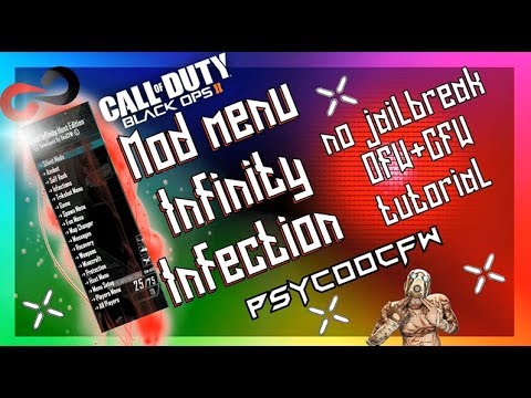 🔵[Bo2/Infection]🌈Mod Menu Infinity 💥*NO JAILBREAK*💥 OFW+CFW Tutorial ...