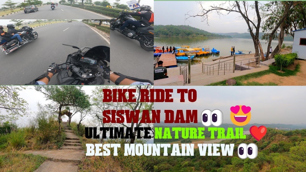 Sunday ride to SISWAN DAM 👀 ️|| BEST nature TRAIL 🏔️|| AMAZING VIEW 😍 ...