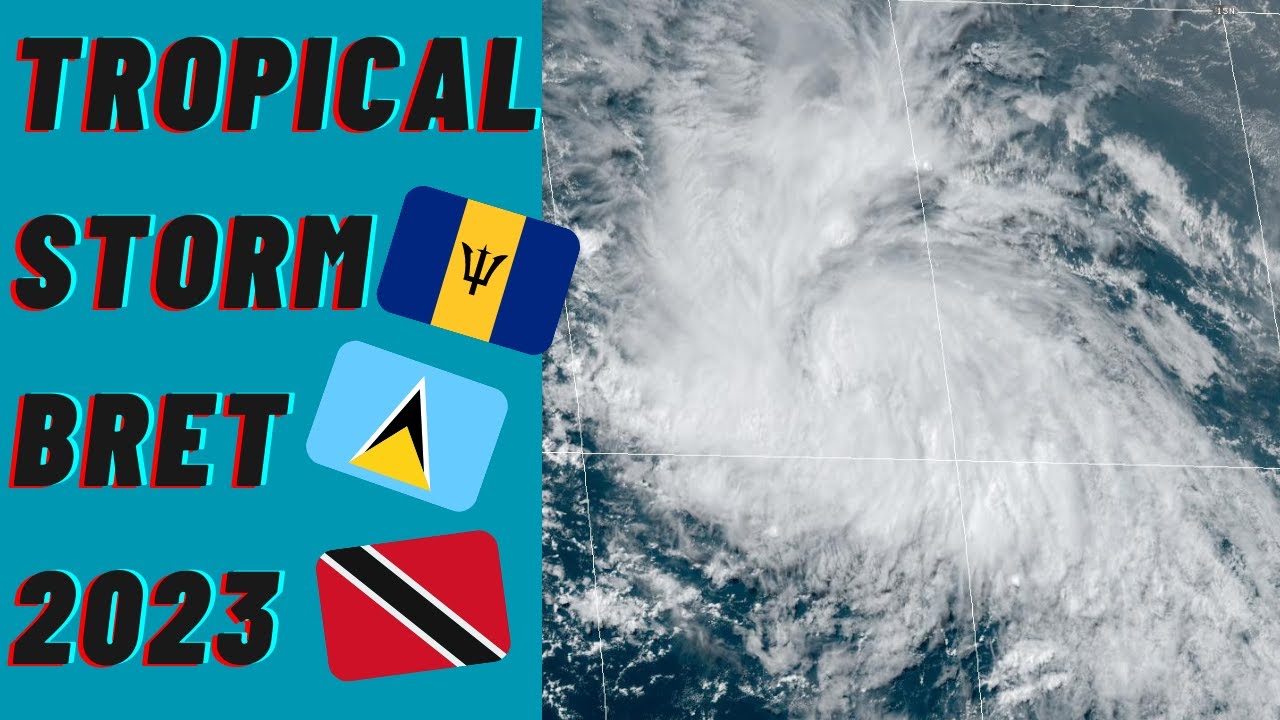 The Life of Tropical Storm Bret | Timeline & Footage - YouTube