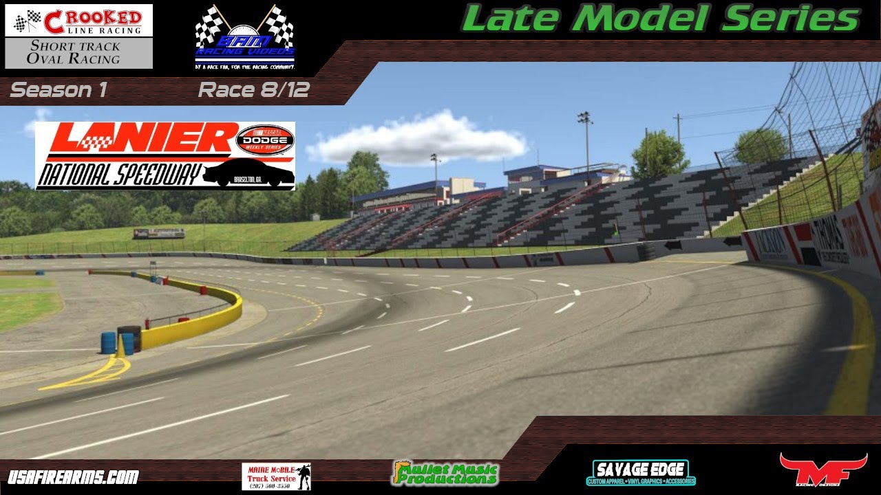 Crooked Line Bam Racing Videos Late Models Live from Lanier - YouTube