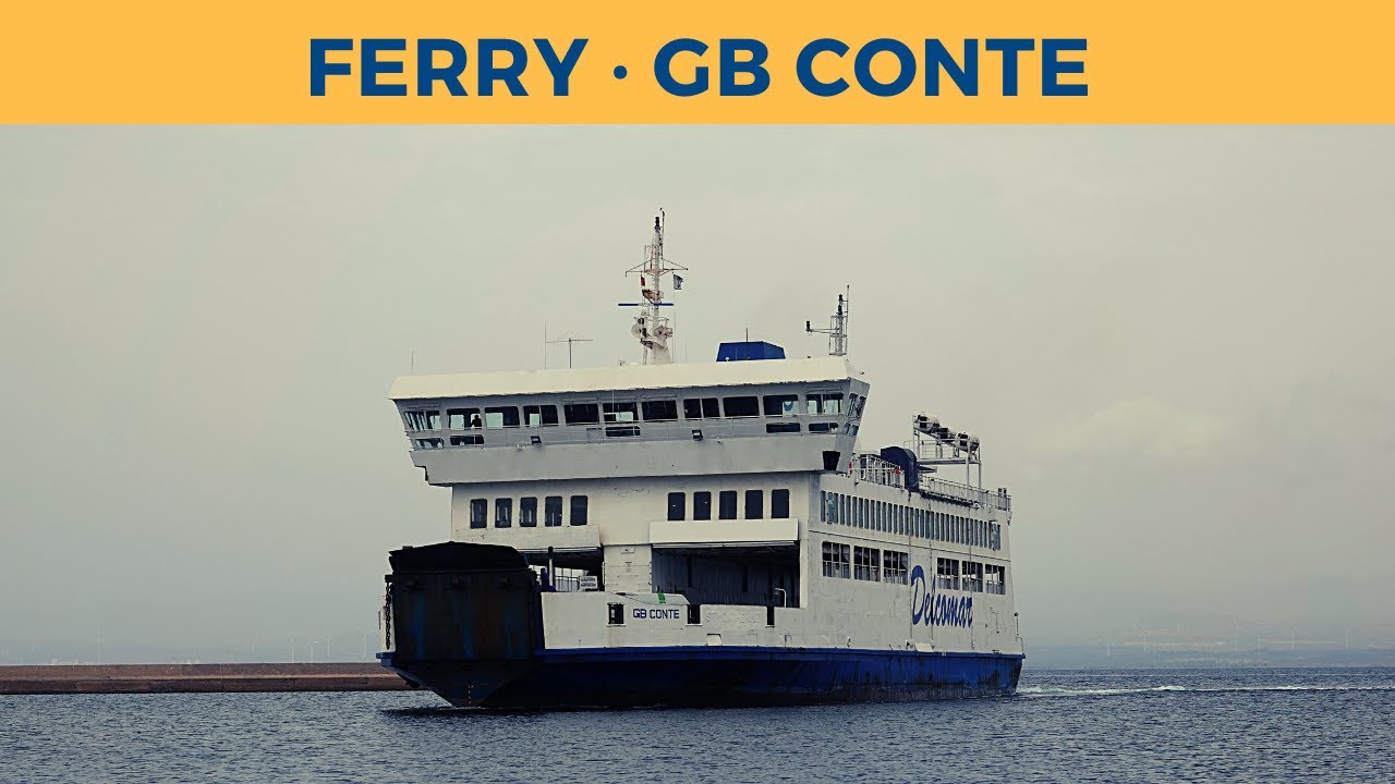 Arrival of ferry GB CONTE, Calasetta (Delcomar) - YouTube