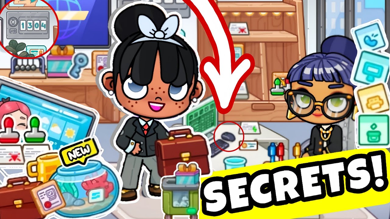 avatar world office secrets 🗄️🔑🔓NEW UPDATE 😮! ALL Secrets😱*roleplay ...