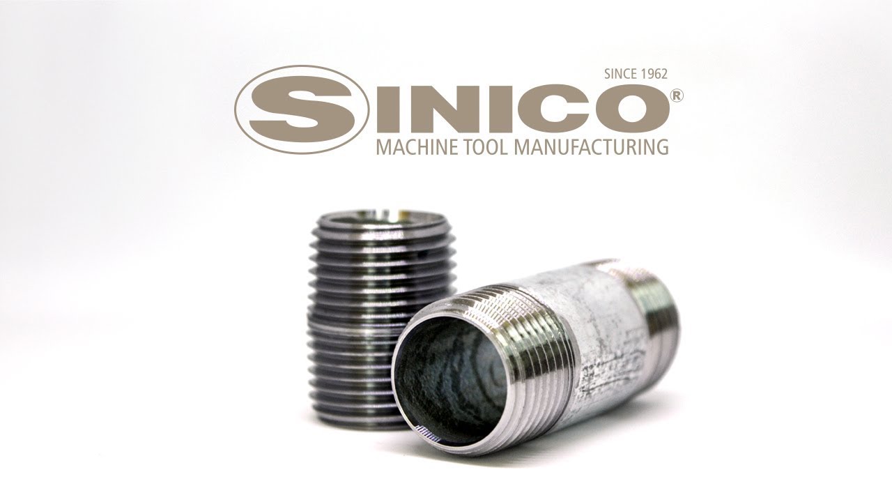 Sinico Top 1100 CNC PLUS - Close Nipples - YouTube