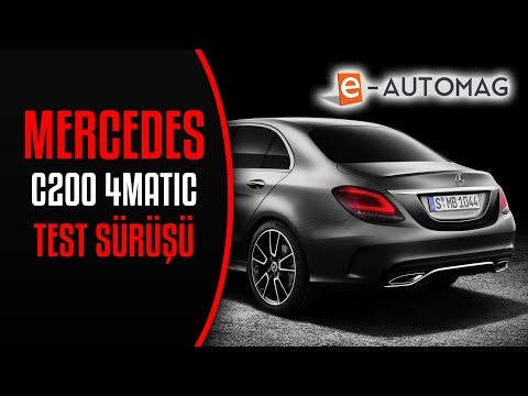 2018 MERCEDES C200 4MATIC TEST SURUSU