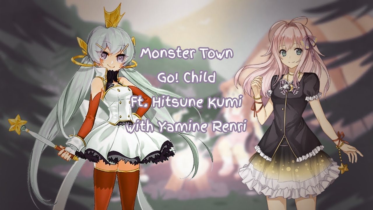[Hitsune Kumi UTAU] Monster Town (Go! Child) (+UST) - YouTube