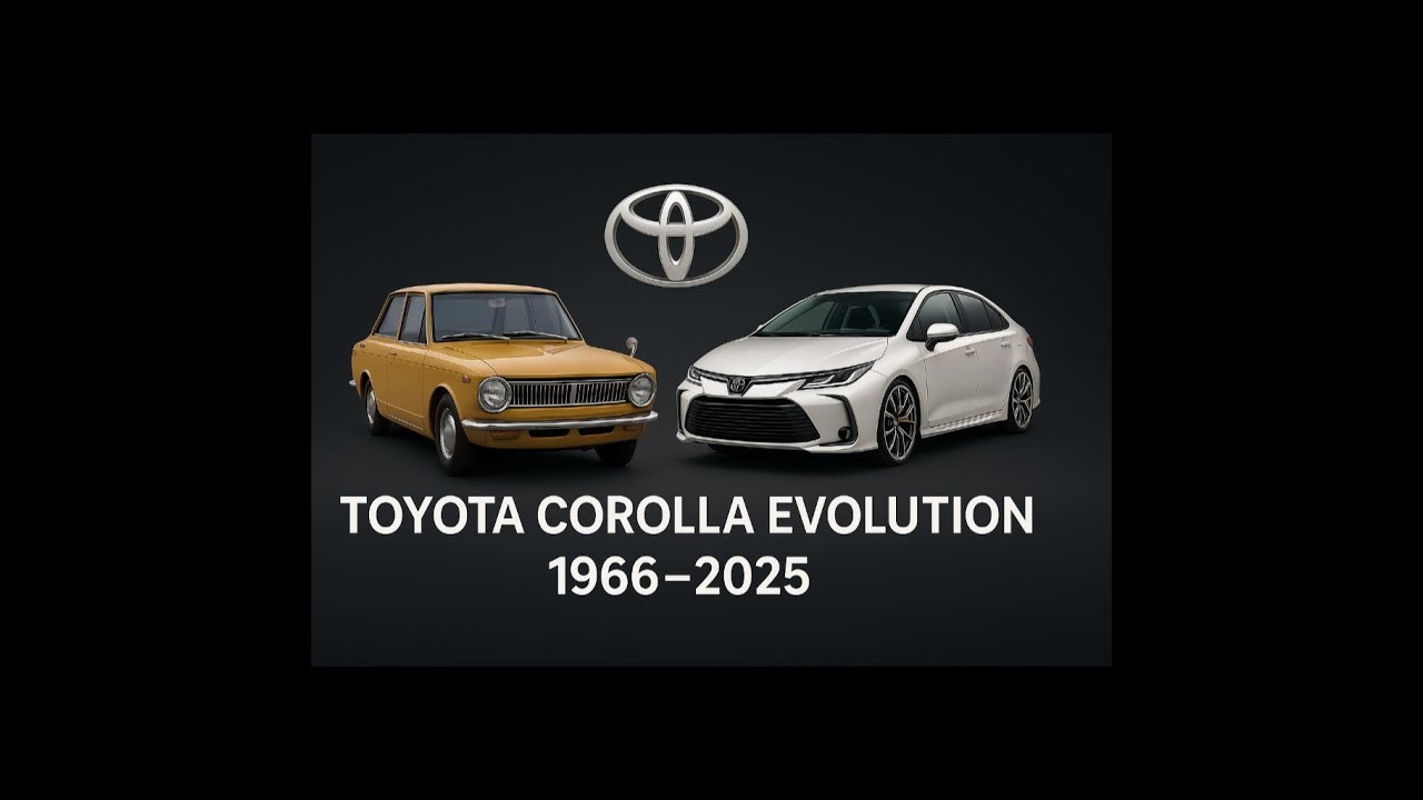 Toyota Corolla Evolution (1966–2025) | Every Generation Visualized in ...