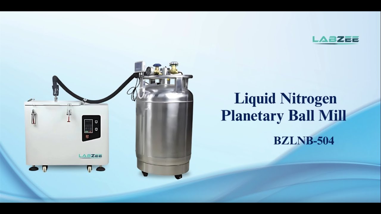 Labzee Liquid Nitrogen Planetary Ball Mill BZLNB-504 | High-Volume ...