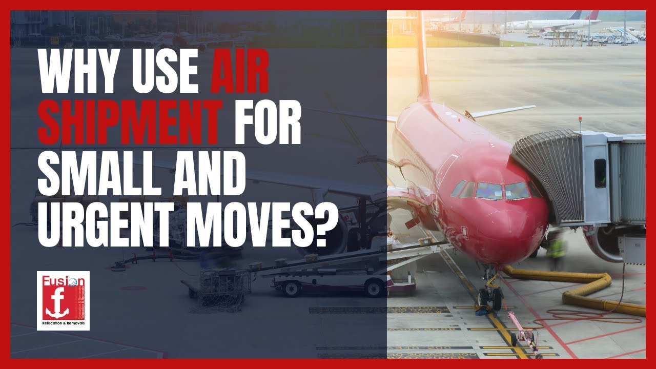 Why use Air Shipment for small and urgent moves? - YouTube