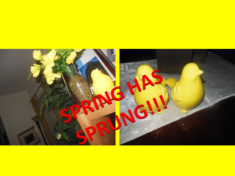 Spring has Sprung Decor! - YouTube
