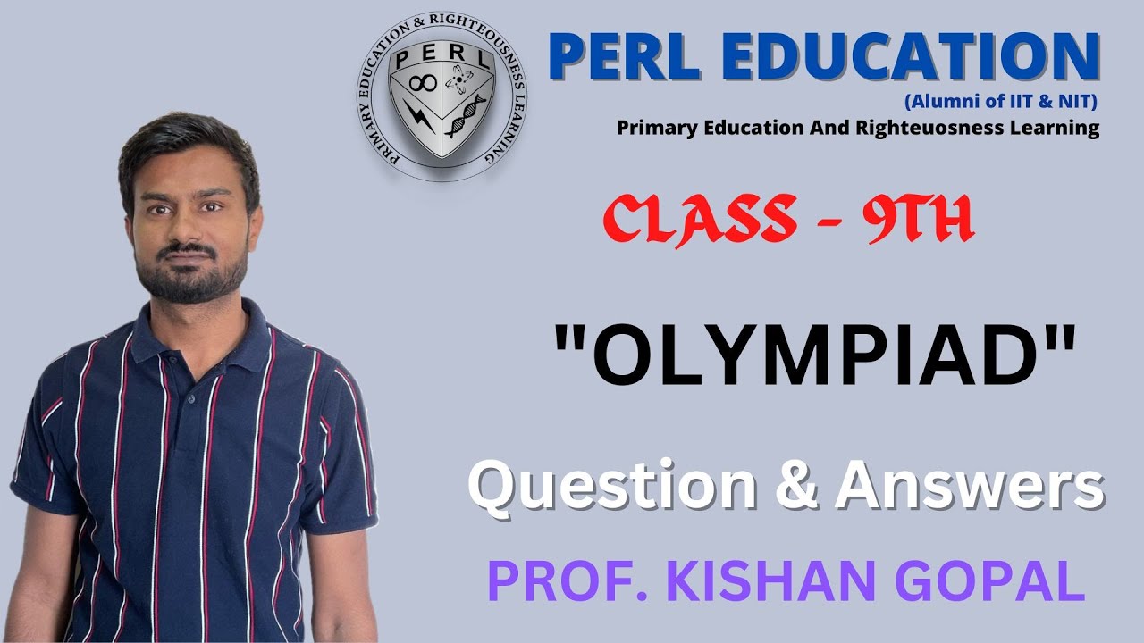 Class IX PHYSICS "OLYMPIAD QUESTIONS" by KISHAN GOPAL - YouTube