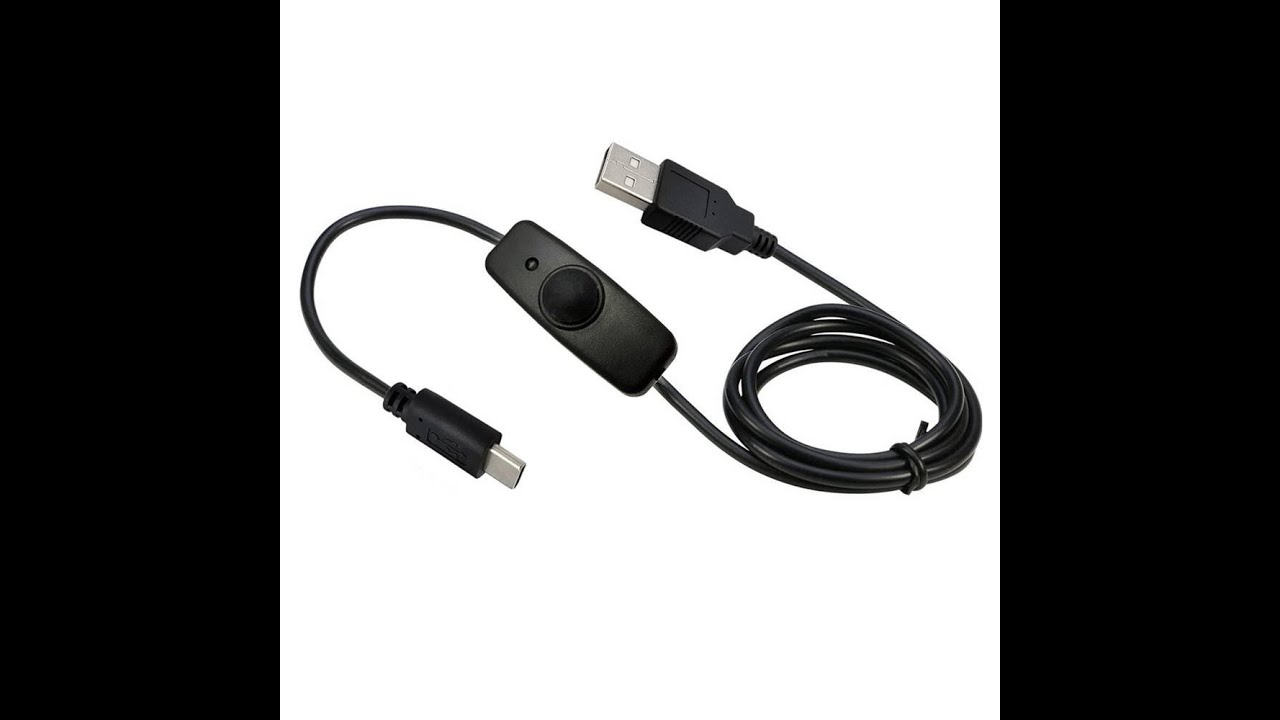 How it looks: USB Power On/Off Switch Cable - USB Type A male to Type C ...