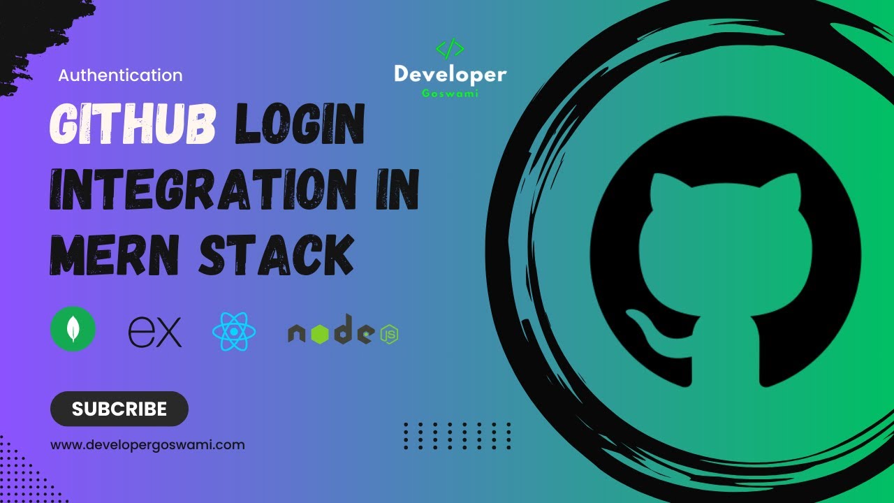 GitHub Login Integration in MERN Stack | Full Tutorial with Source Code ...